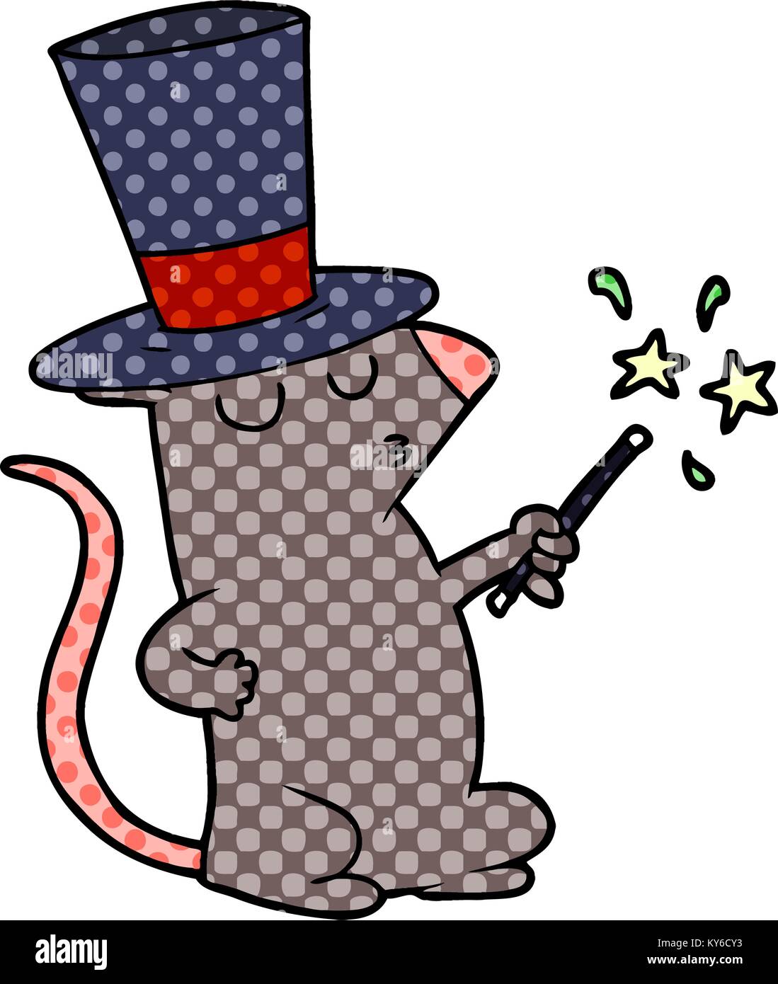 cartoon mouse magician Stock Vector Image & Art - Alamy