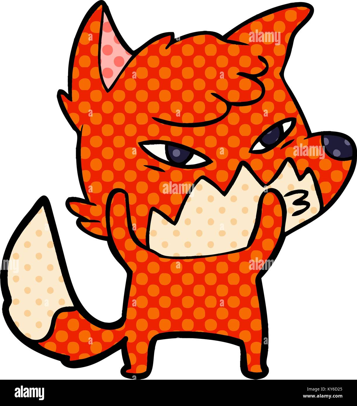 clever cartoon fox Stock Vector Image & Art - Alamy