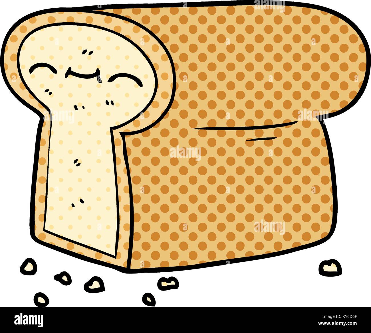 cartoon loaf of bread Stock Vector Image & Art - Alamy