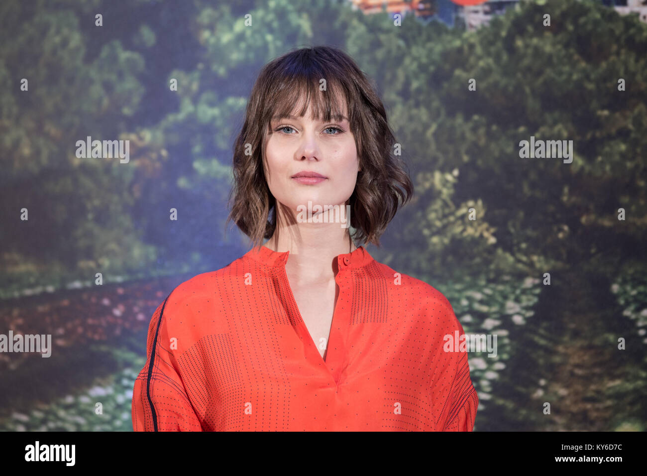 Rome, Italy. 12th Jan, 2018. Italian actress Paola Calliari Credit ...