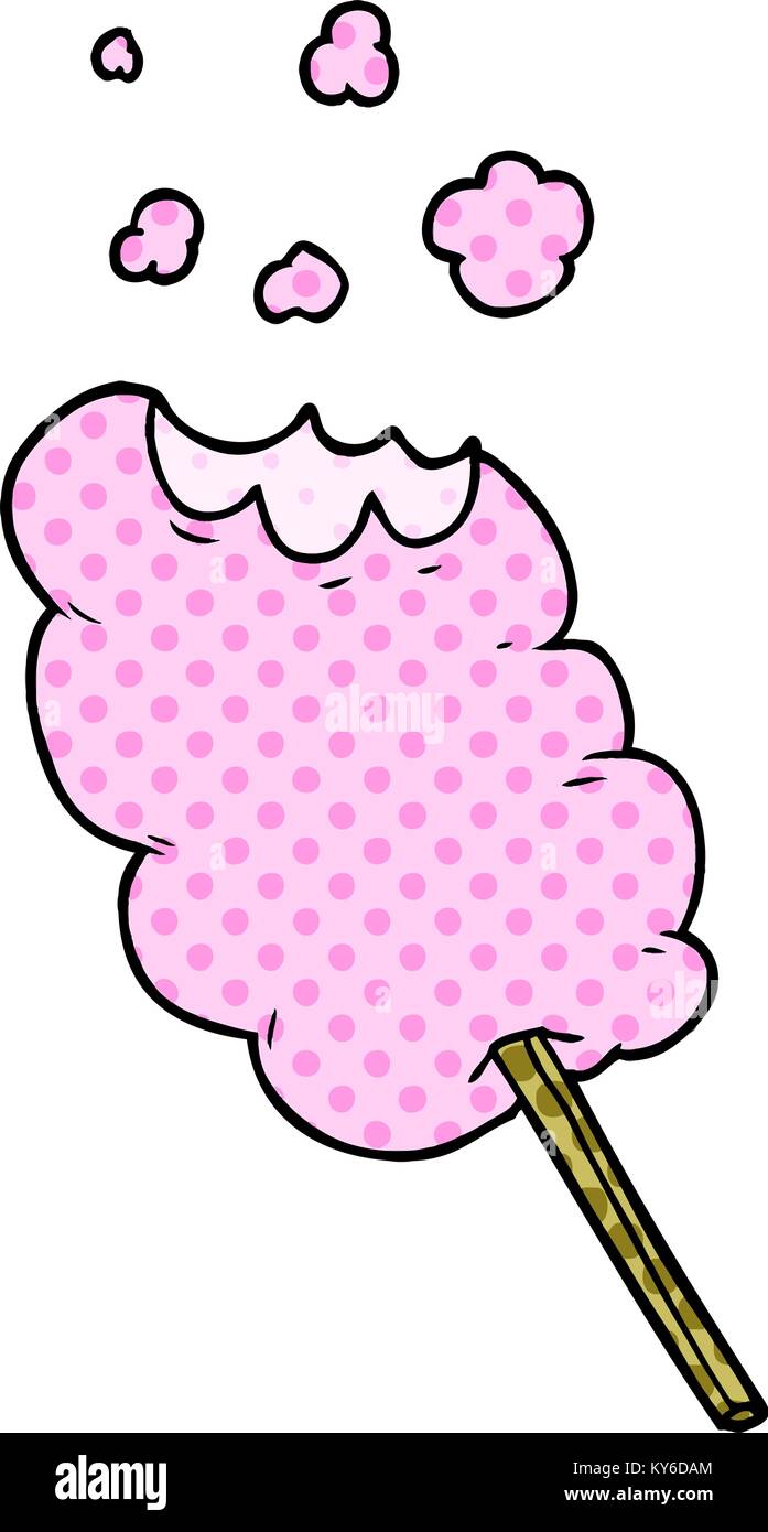 cartoon candy floss Stock Vector Image & Art - Alamy