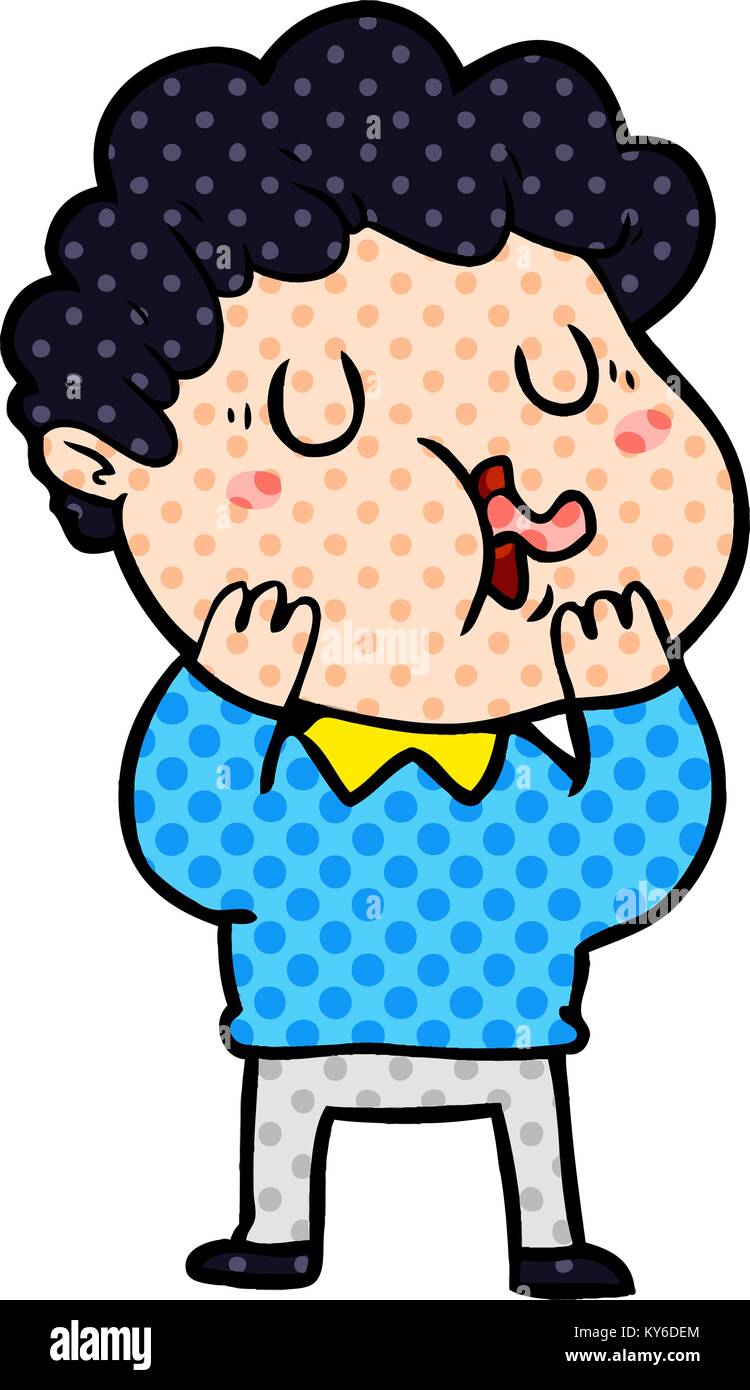 cartoon man singing Stock Vector Image & Art - Alamy