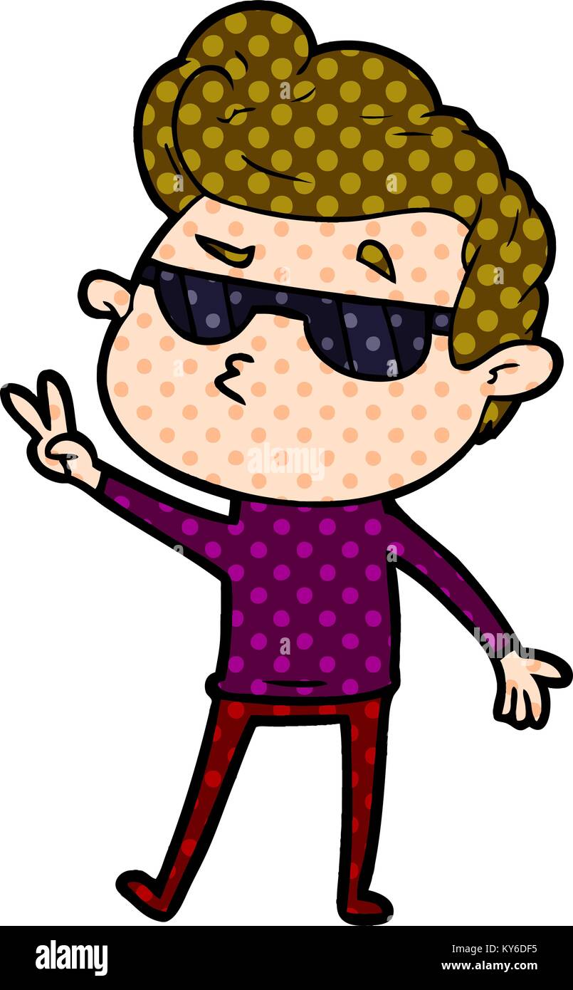 cartoon cool guy Stock Vector Image & Art - Alamy