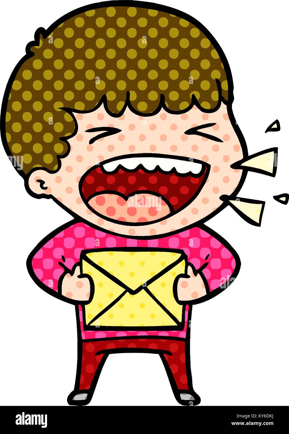 cartoon laughing man Stock Vector Image & Art - Alamy