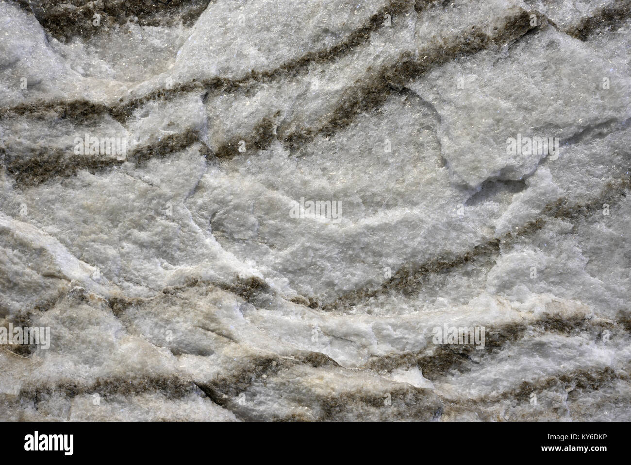 Natural Salt Wall Background Pattern in a Mine, alternating Layers of ...