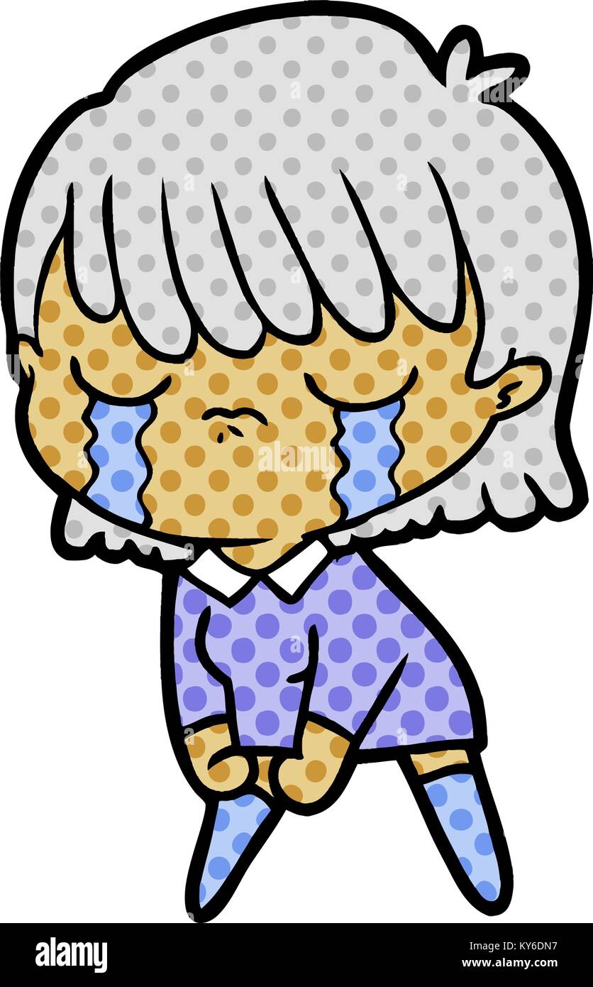 cartoon woman crying Stock Vector Image & Art - Alamy
