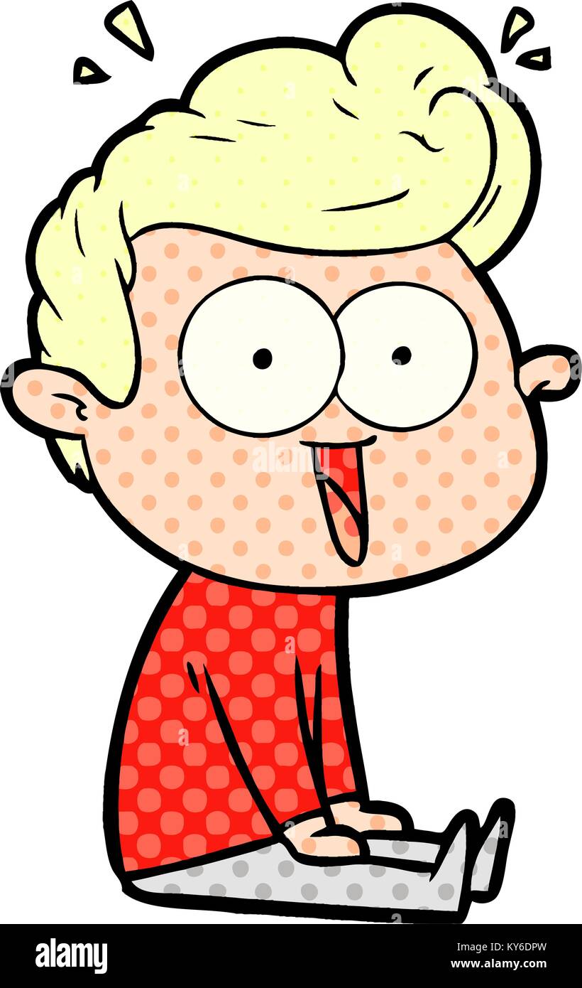 cartoon staring man Stock Vector Image & Art - Alamy