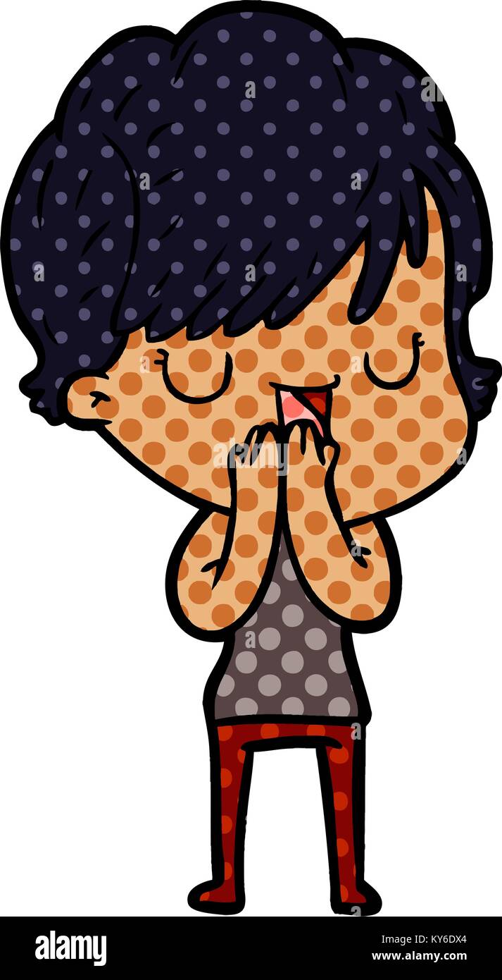 cartoon woman talking Stock Vector Image & Art - Alamy