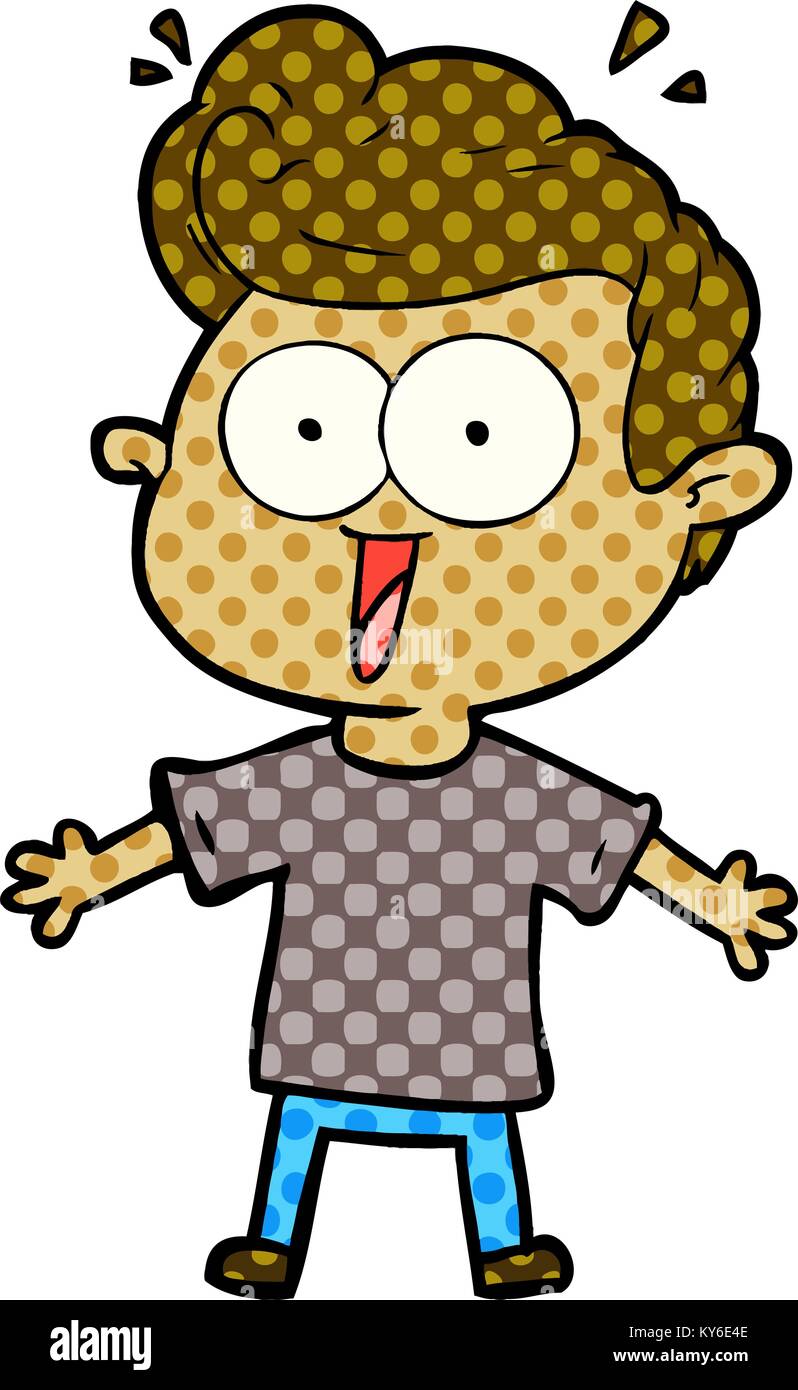 cartoon staring man Stock Vector Image & Art - Alamy