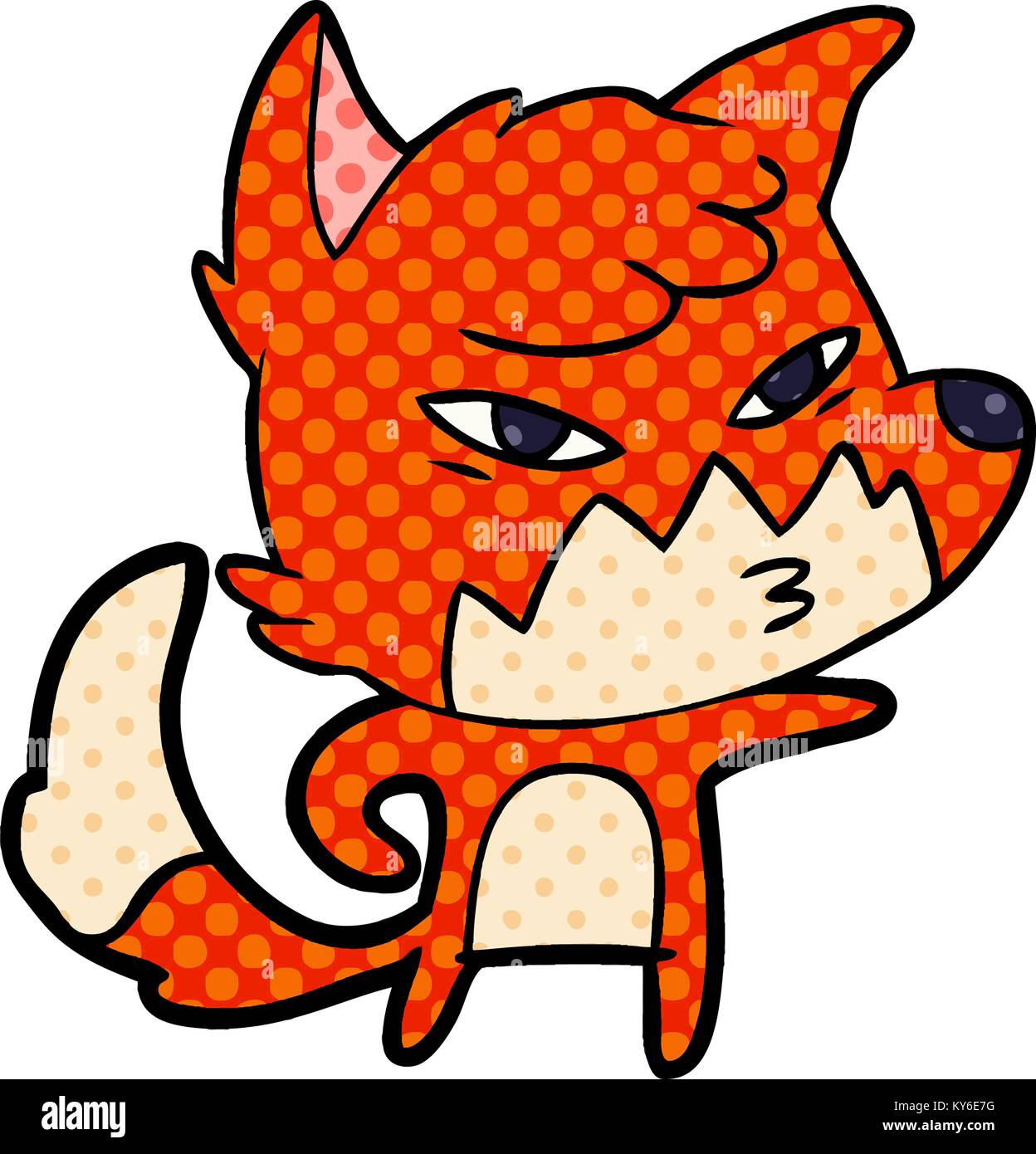 clever cartoon fox Stock Vector Image & Art - Alamy