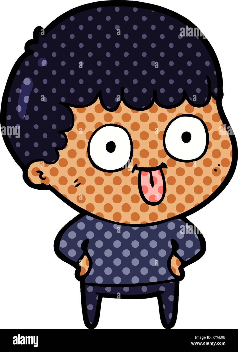 cartoon dumb kid Stock Vector Image & Art - Alamy