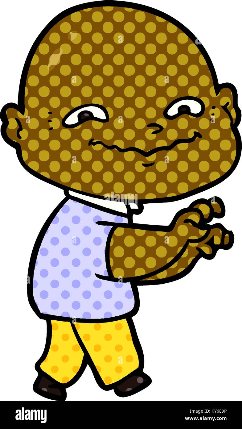 cartoon creepy guy Stock Vector Image & Art - Alamy