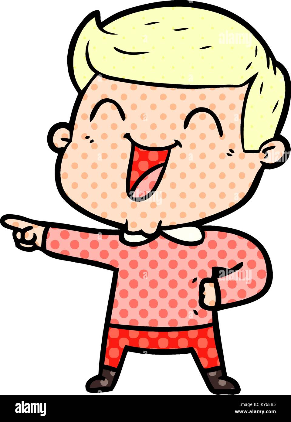 cartoon man laughing Stock Vector Image & Art - Alamy