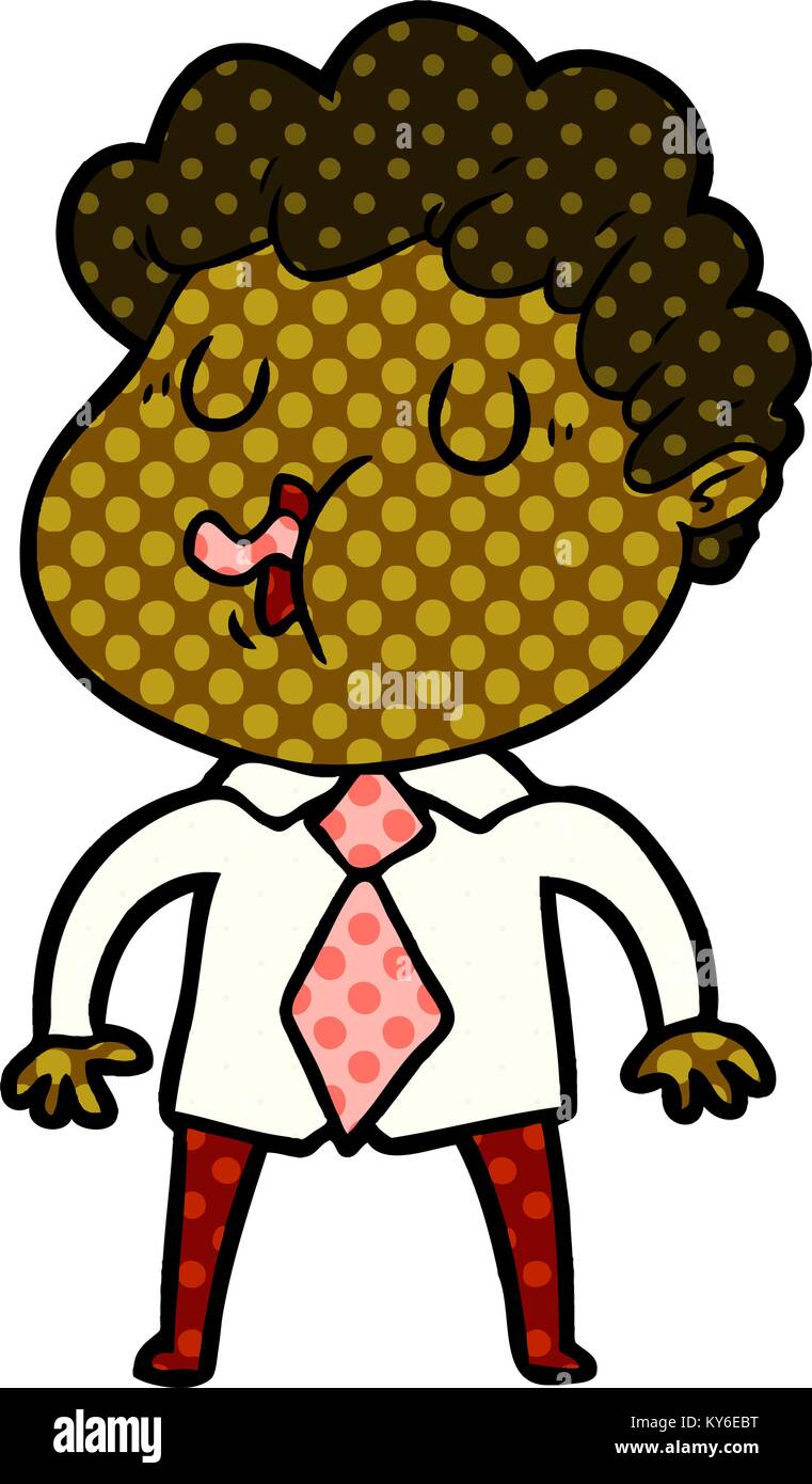 cartoon man singing Stock Vector Image & Art - Alamy