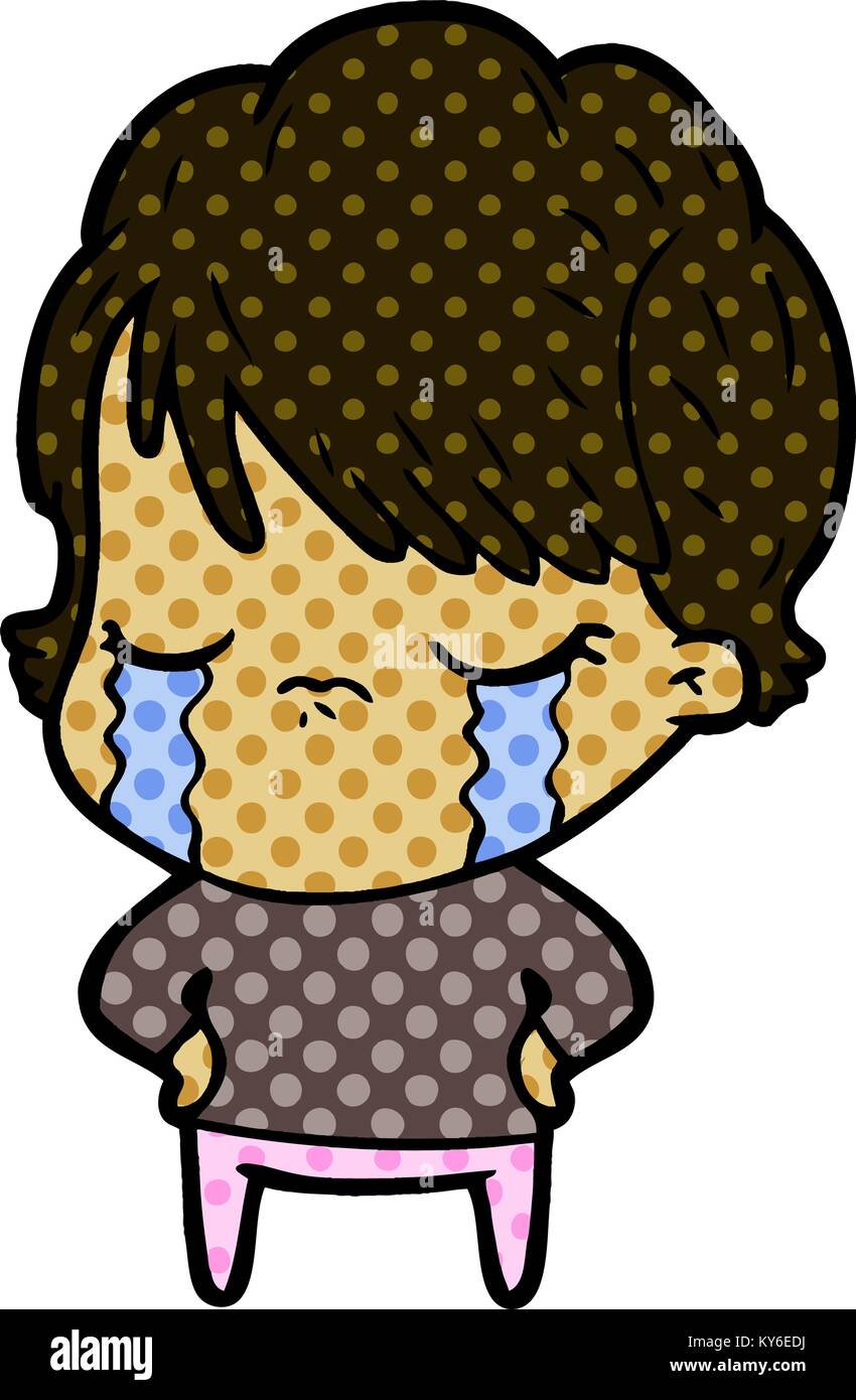 cartoon woman crying Stock Vector Image & Art - Alamy