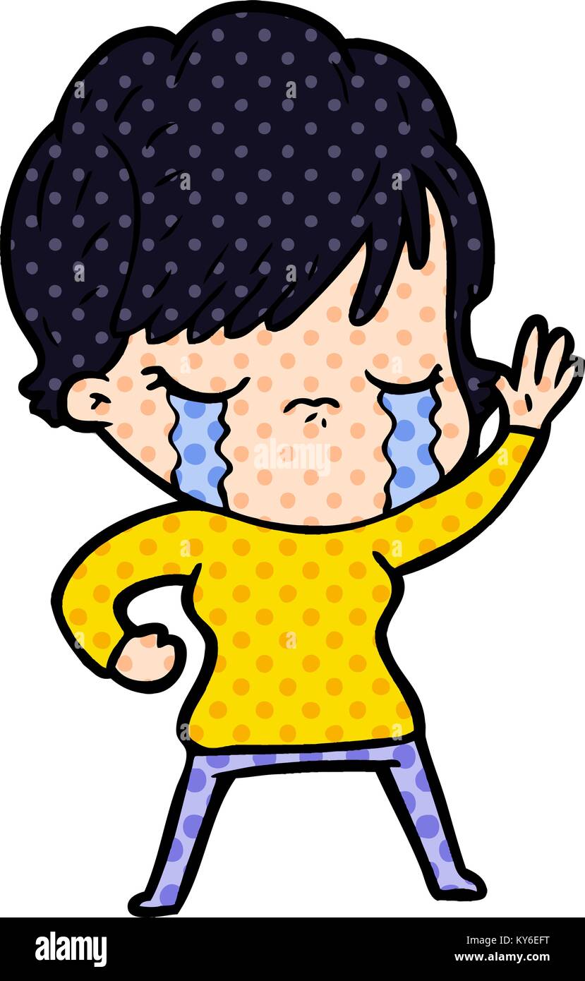 cartoon woman crying Stock Vector Image & Art - Alamy