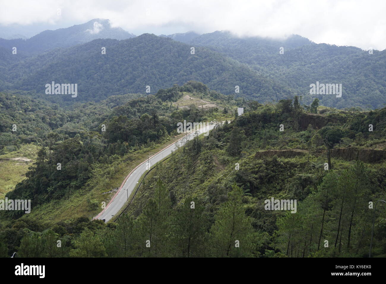 mountain road to Genting Highlands, Malaysia Stock Photo - Alamy