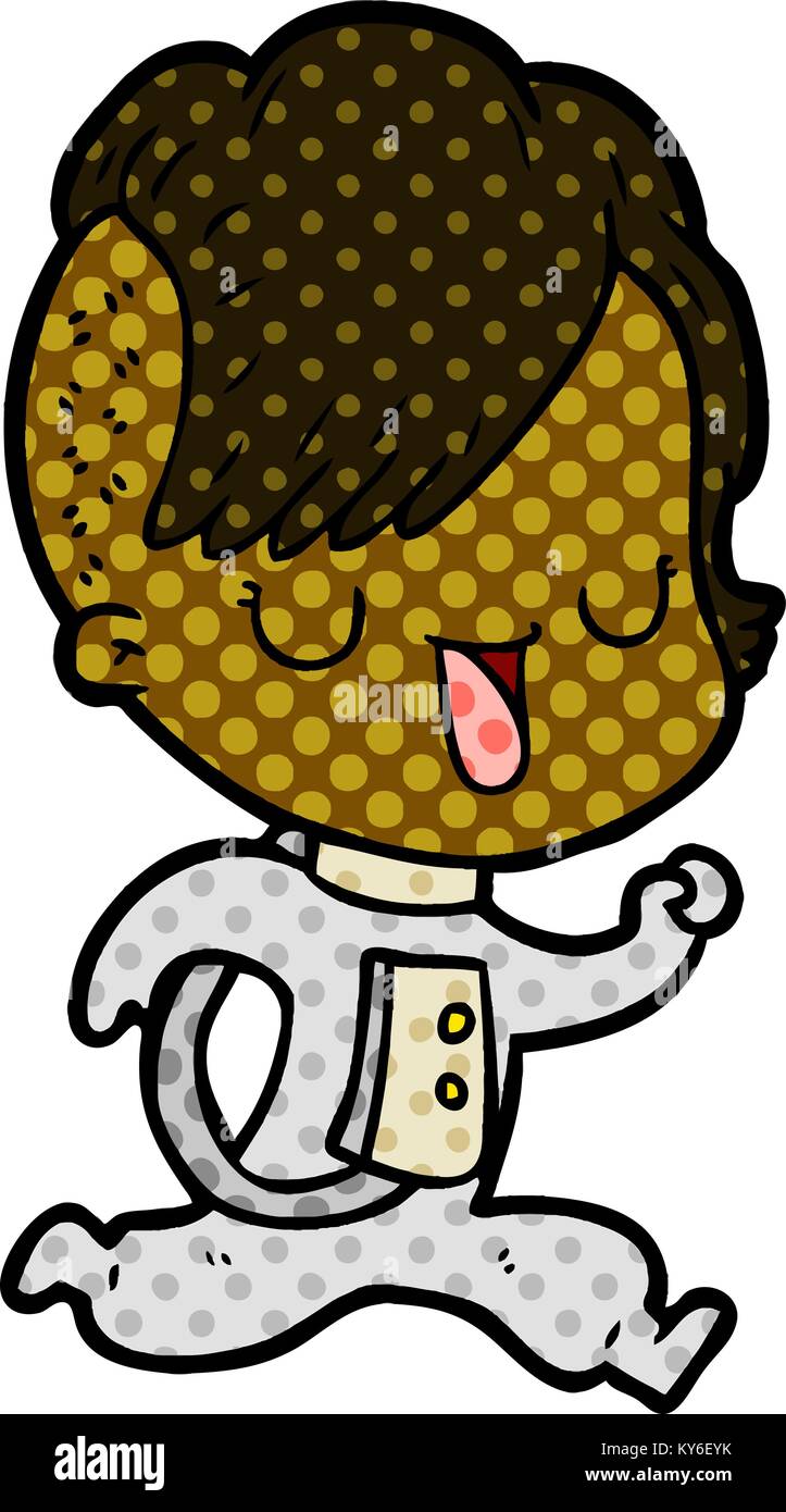 cartoon astronaut girl with hipster hair Stock Vector Image & Art - Alamy