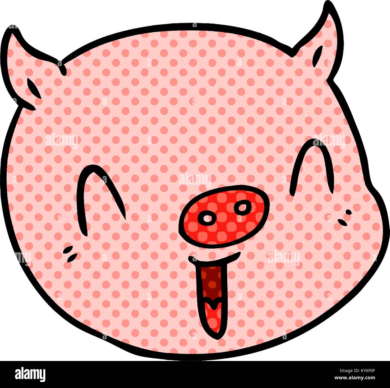 cartoon pig face Stock Vector Image & Art - Alamy
