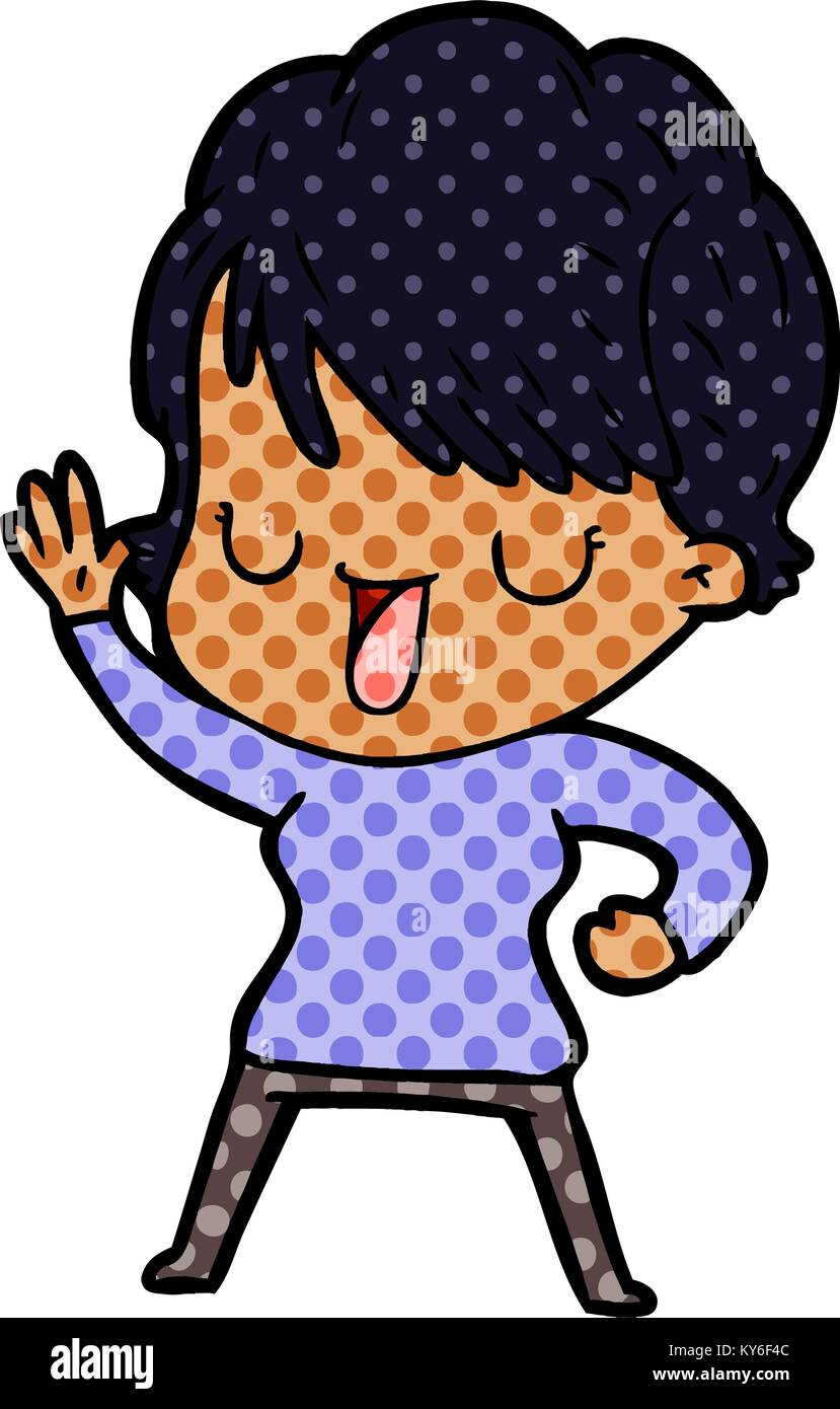 cartoon woman talking Stock Vector Image & Art - Alamy