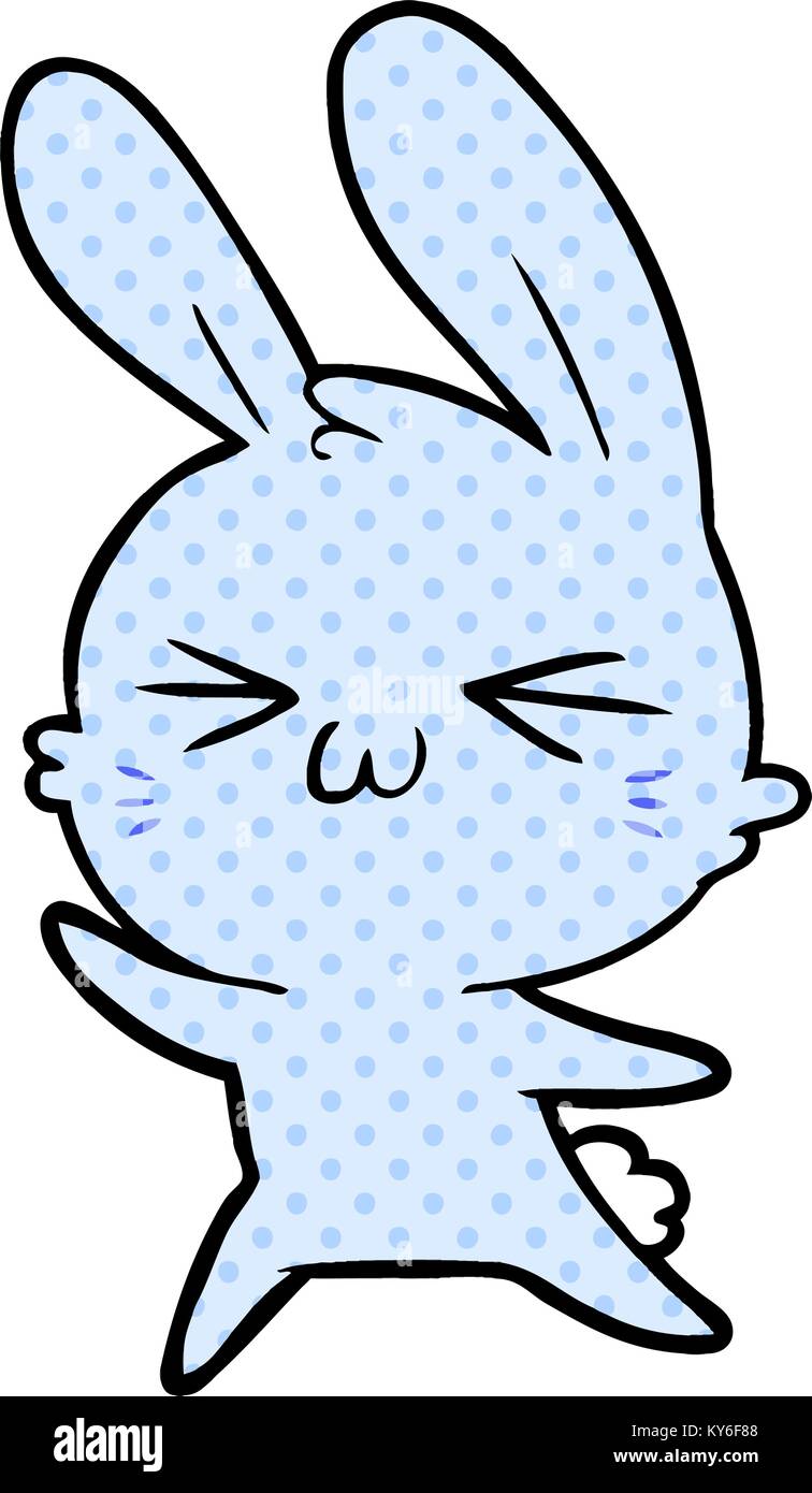 cute cartoon rabbit Stock Vector Image & Art - Alamy
