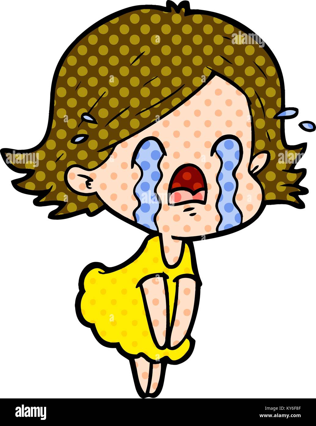 cartoon woman crying Stock Vector Image & Art - Alamy