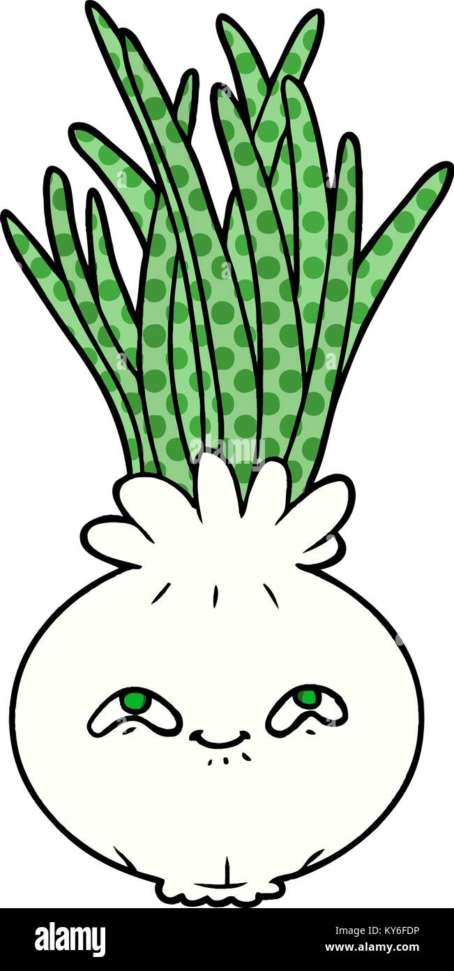 Cartoon organic onion Stock Vector Images - Alamy
