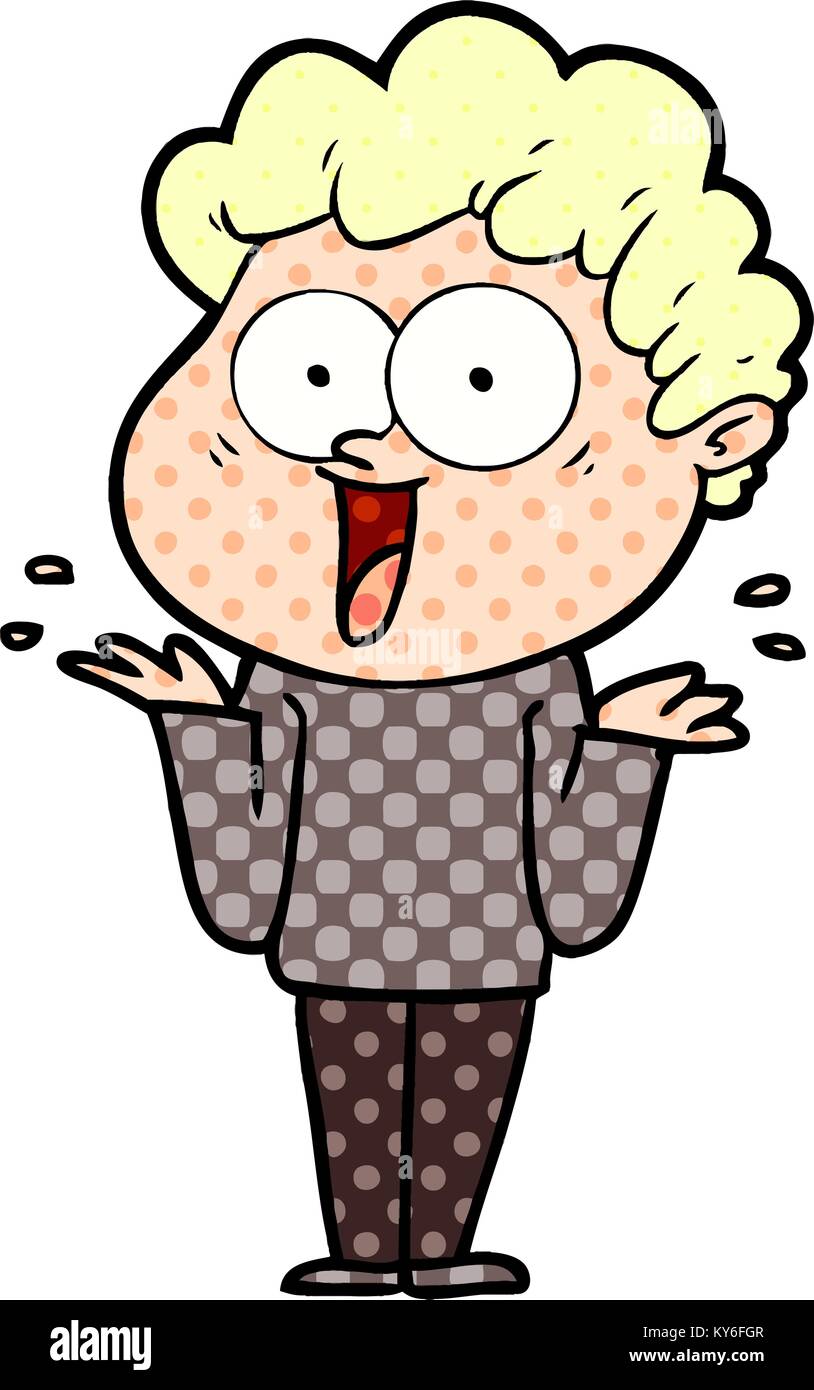 cartoon happy man Stock Vector Image & Art - Alamy