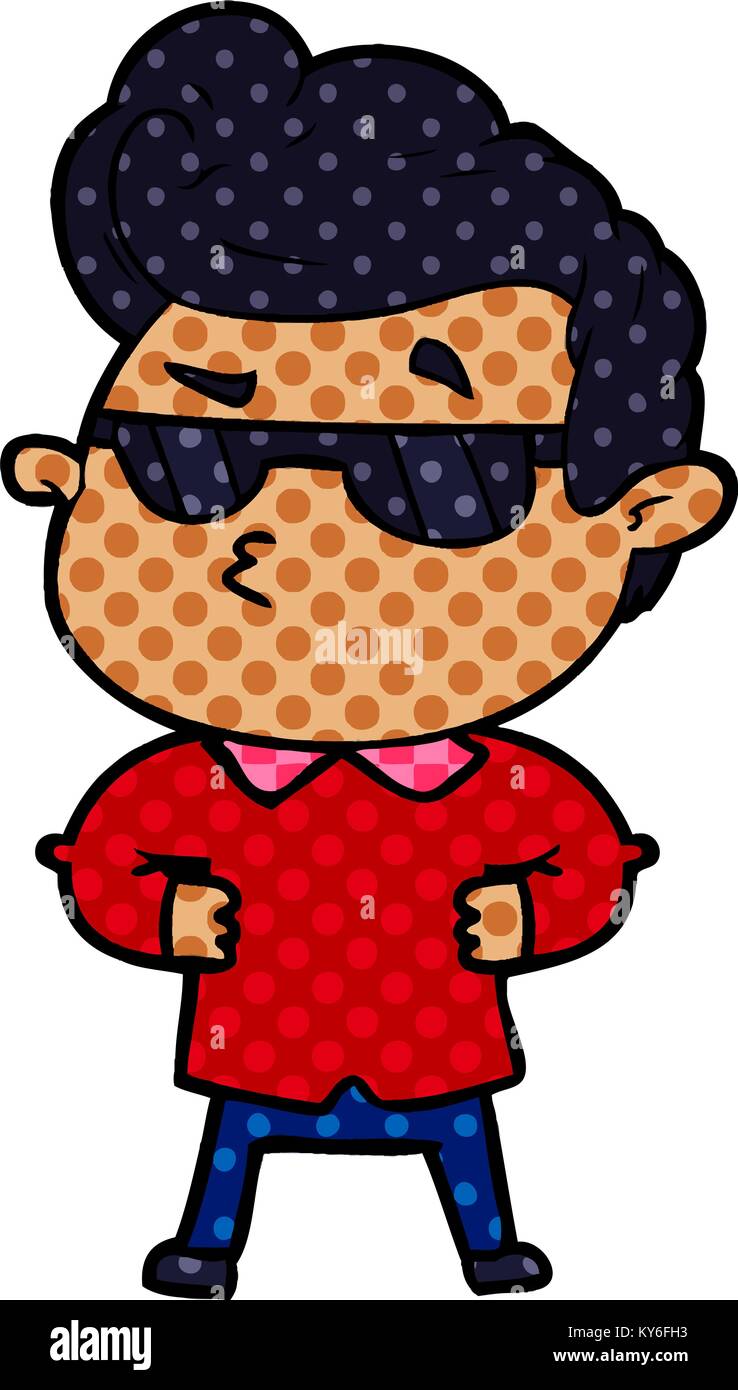 cartoon cool guy Stock Vector Image & Art - Alamy