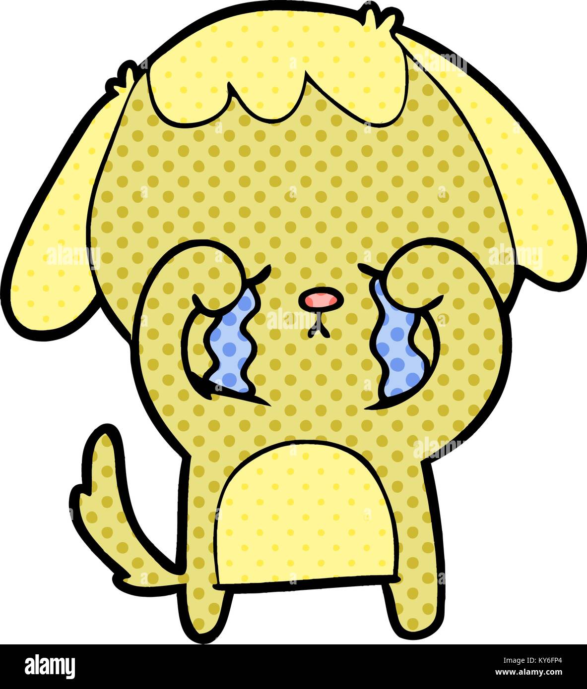 cartoon crying dog Stock Vector Image & Art - Alamy