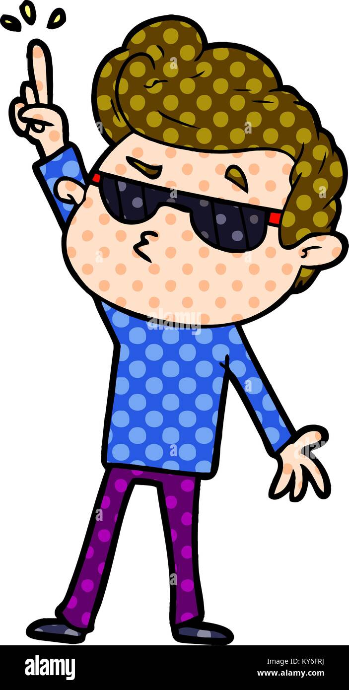 cartoon cool guy Stock Vector Image & Art - Alamy
