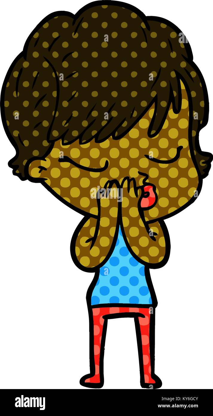 cartoon woman with eyes shut Stock Vector Image & Art - Alamy