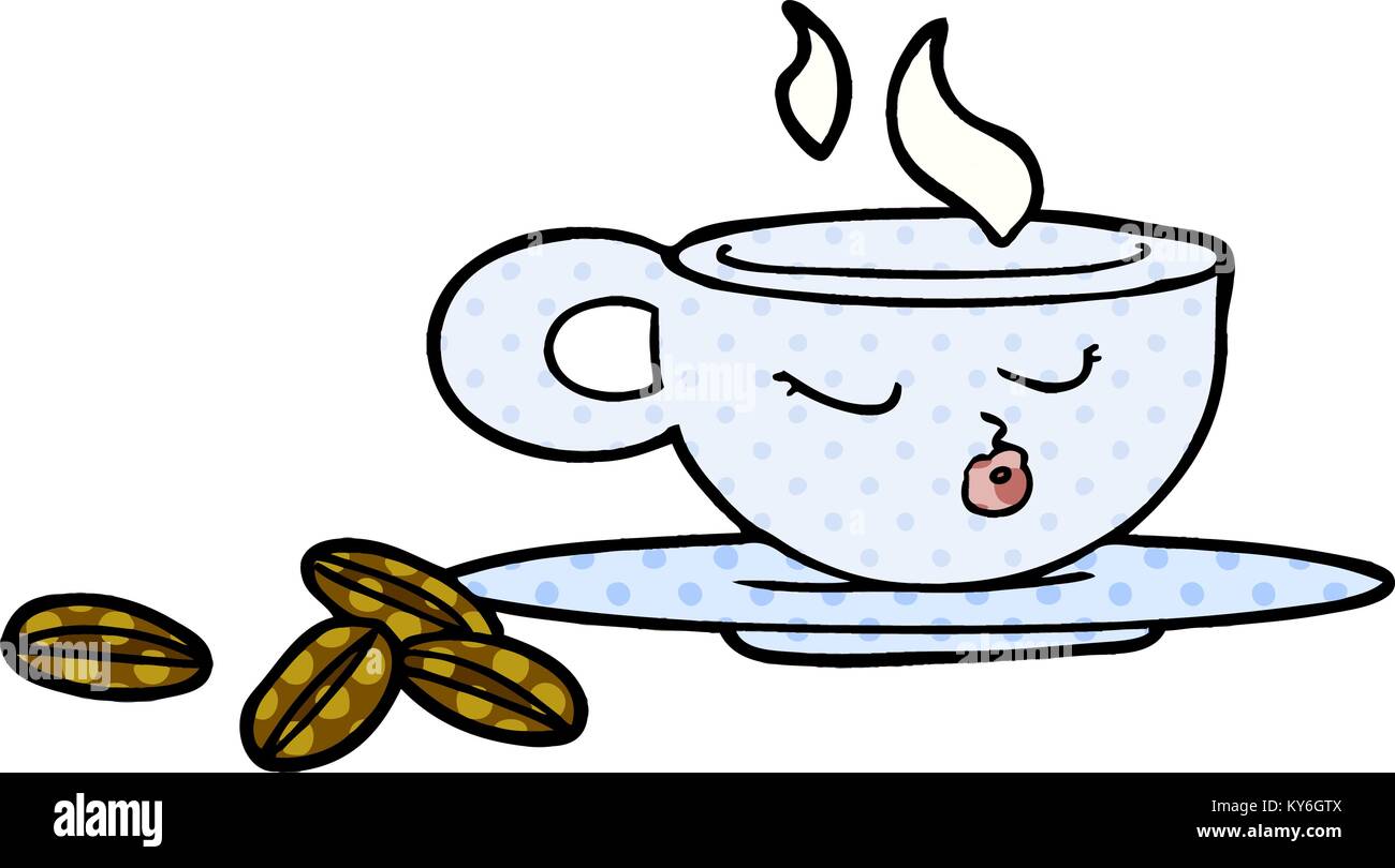 cartoon espresso mug Stock Vector Image & Art - Alamy
