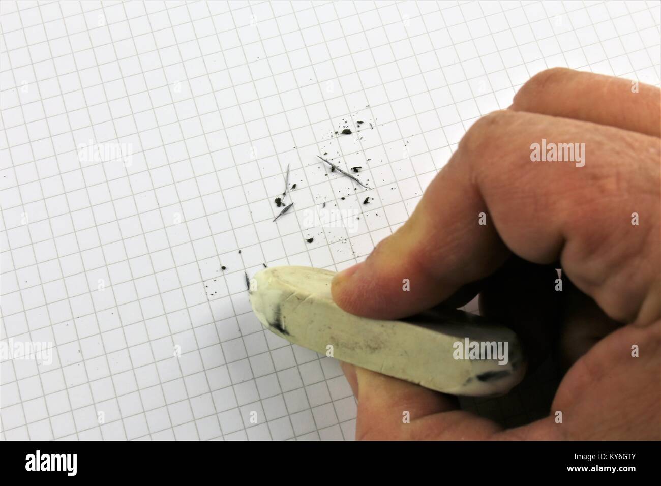 An concept Image of a error correction, mistake - with copy space Stock ...