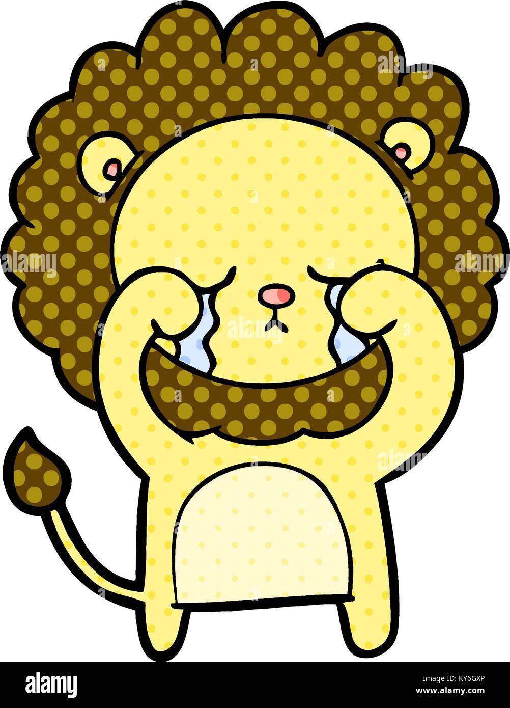 crying cartoon lion Stock Vector Image & Art - Alamy