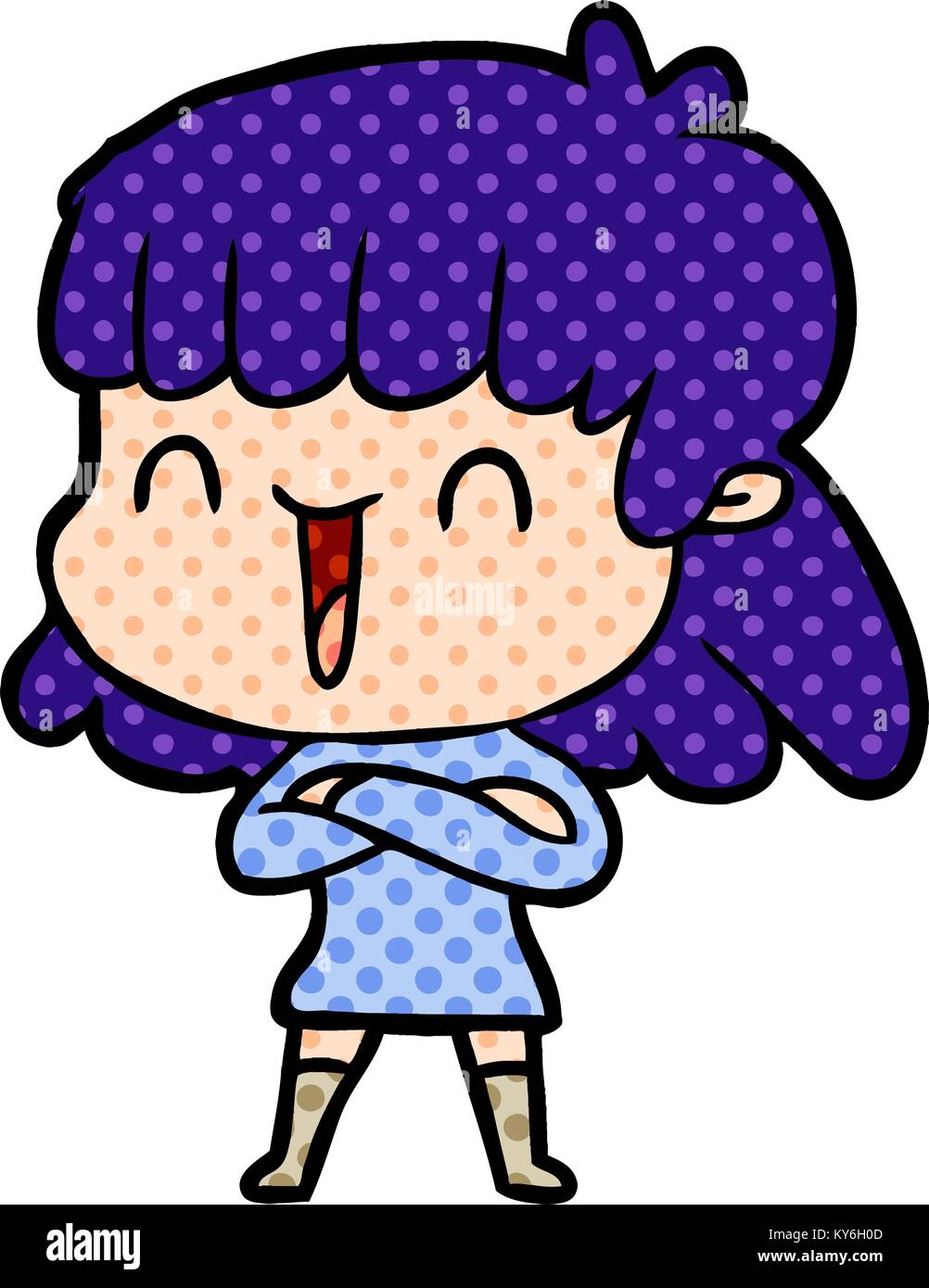 cartoon woman laughing Stock Vector Image & Art - Alamy