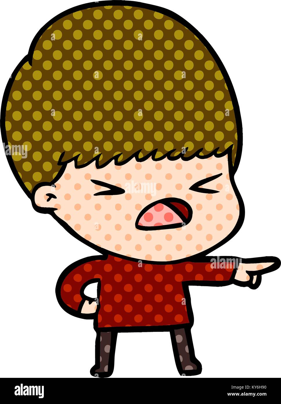 cartoon stressed man Stock Vector Image & Art - Alamy