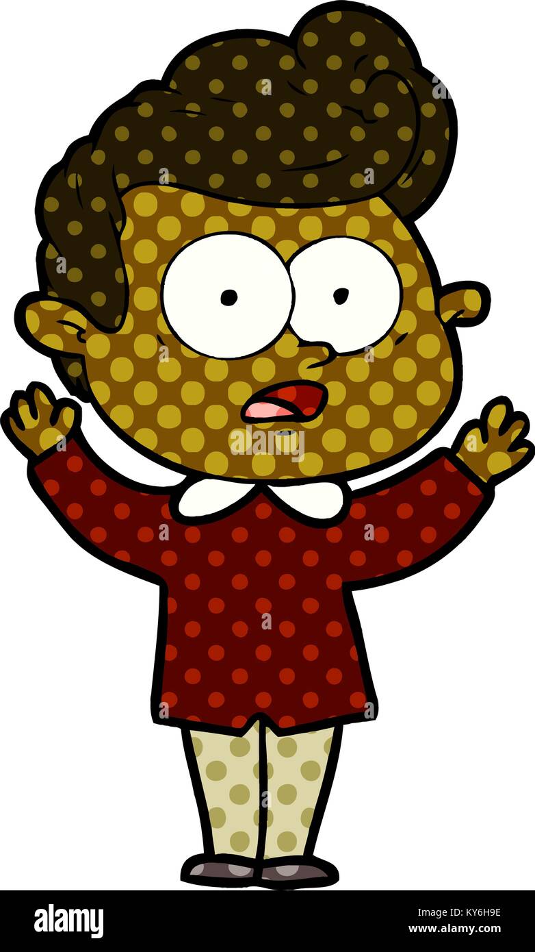 cartoon staring man Stock Vector Image & Art - Alamy