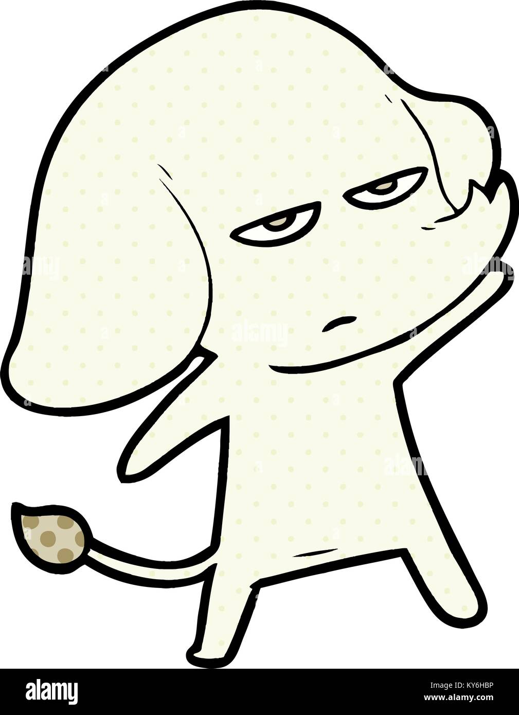 annoyed cartoon elephant Stock Vector Image & Art - Alamy