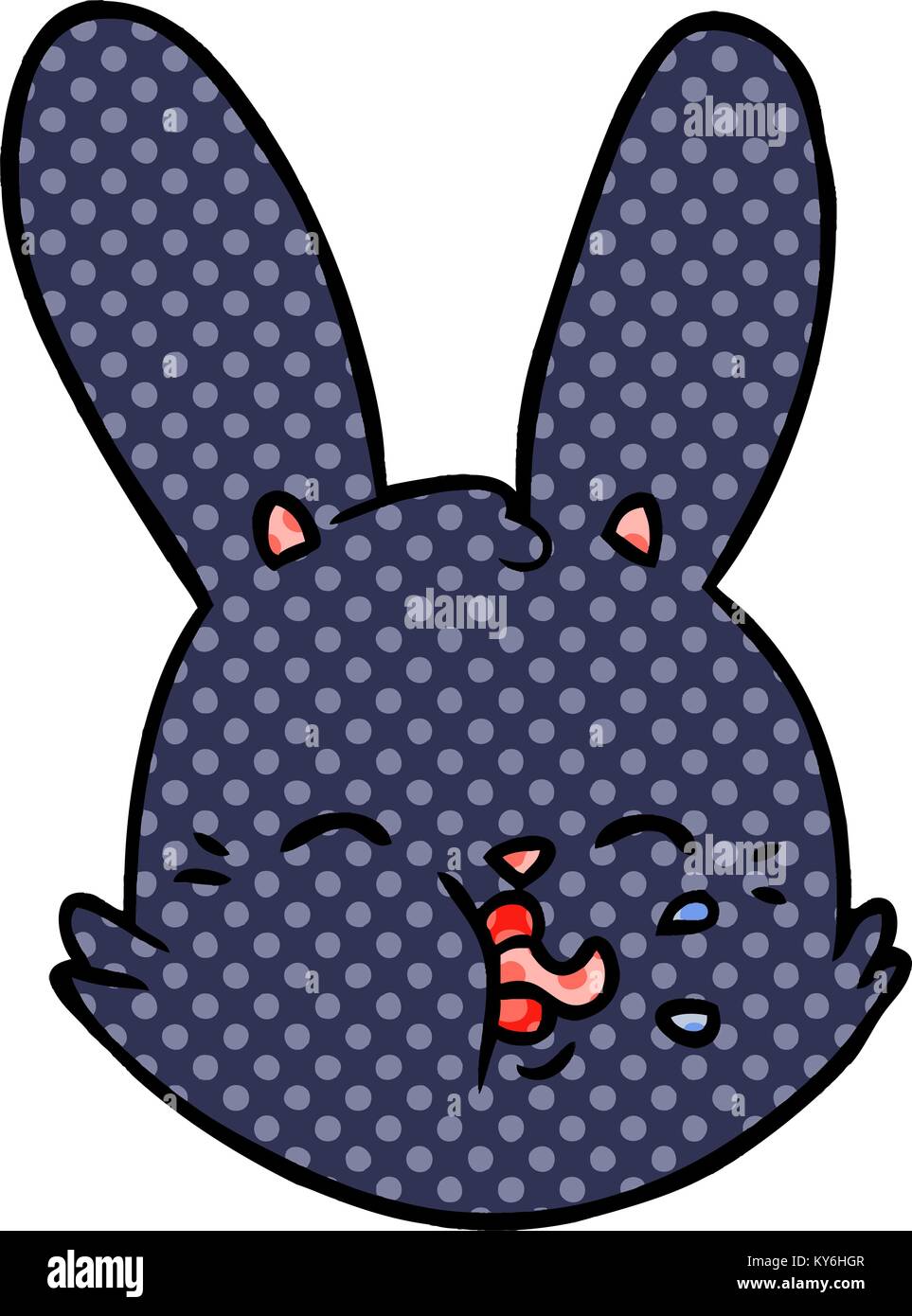 cartoon funny rabbit face Stock Vector Image & Art - Alamy