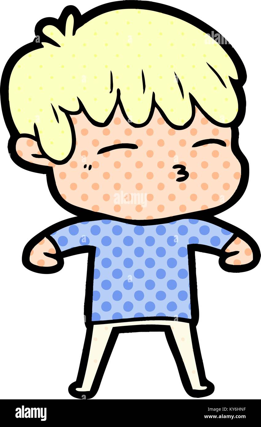 cartoon frustrated man Stock Vector Image & Art - Alamy