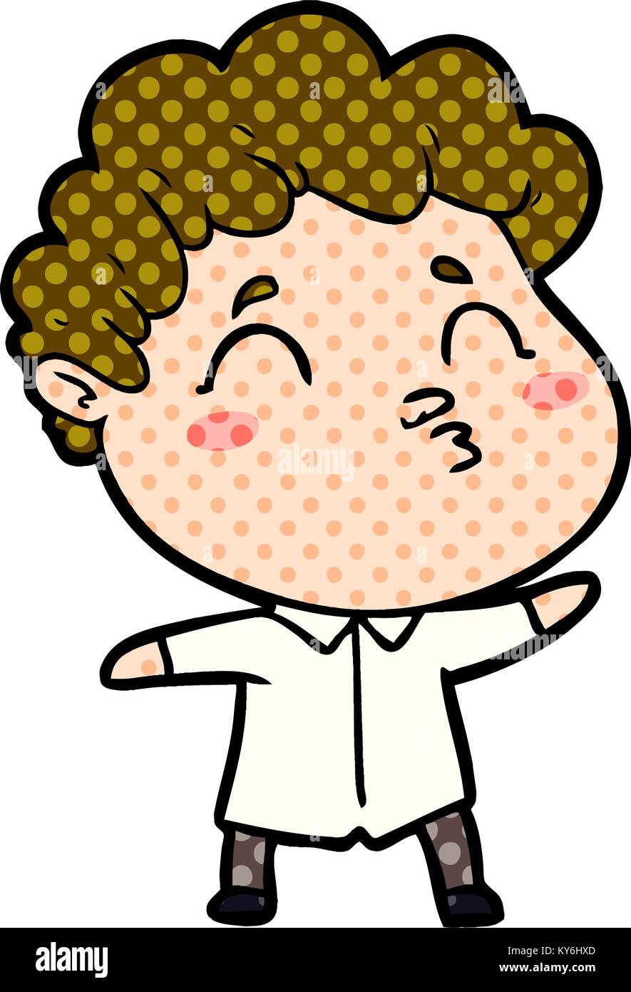 cartoon man pouting Stock Vector Image & Art - Alamy