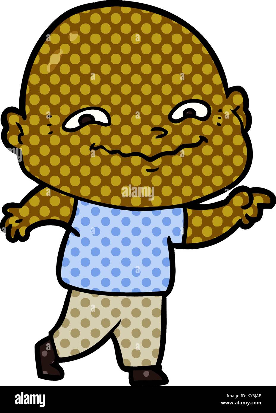 cartoon creepy guy Stock Vector Image & Art - Alamy