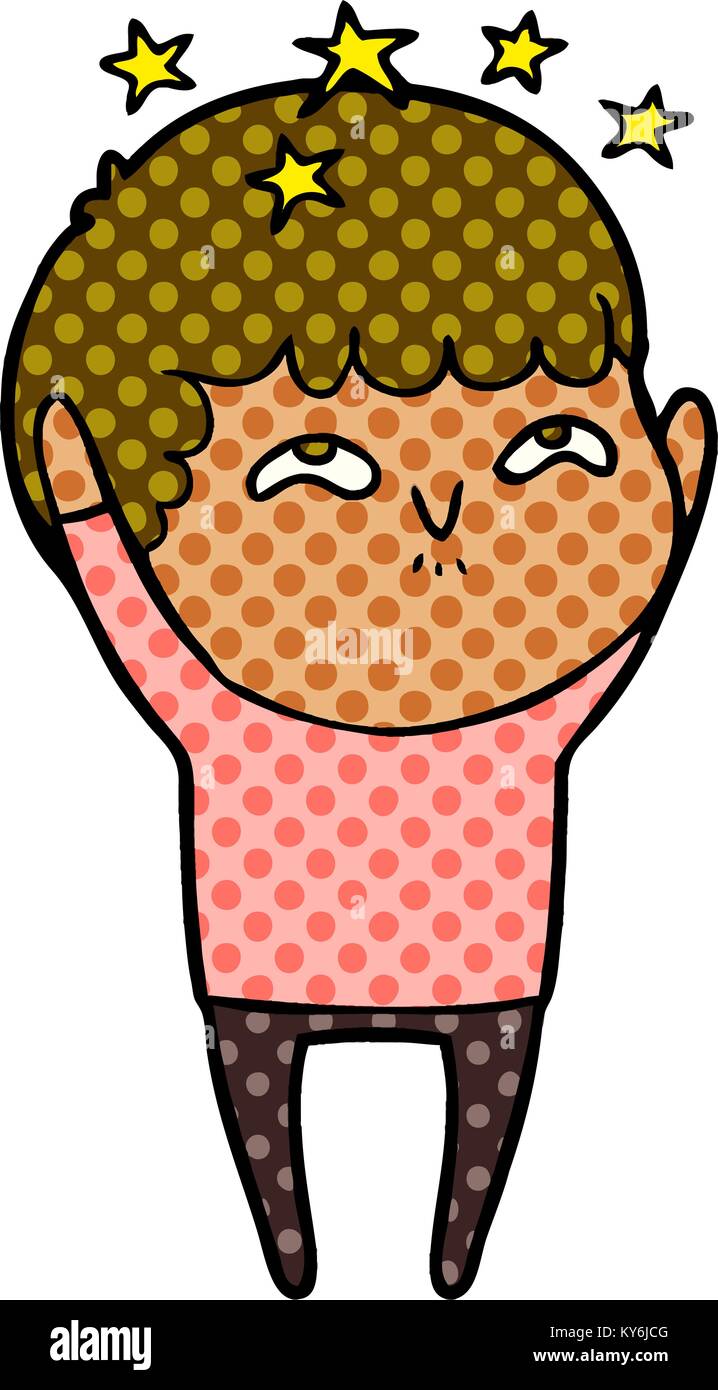 cartoon amazed boy Stock Vector Image & Art - Alamy