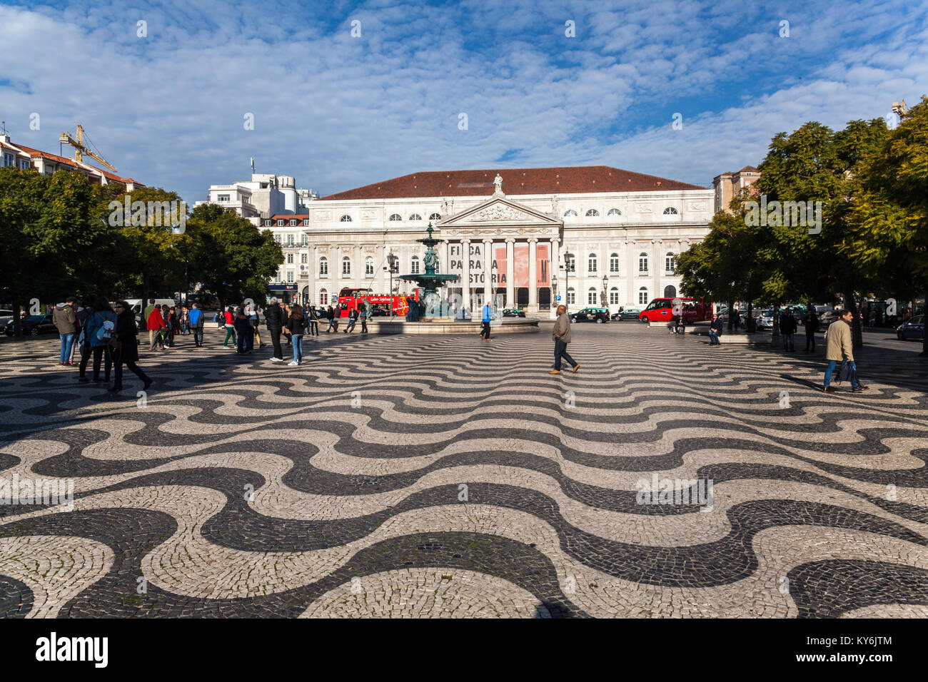 Museum on the praça Rossio Stock Photo - Alamy
