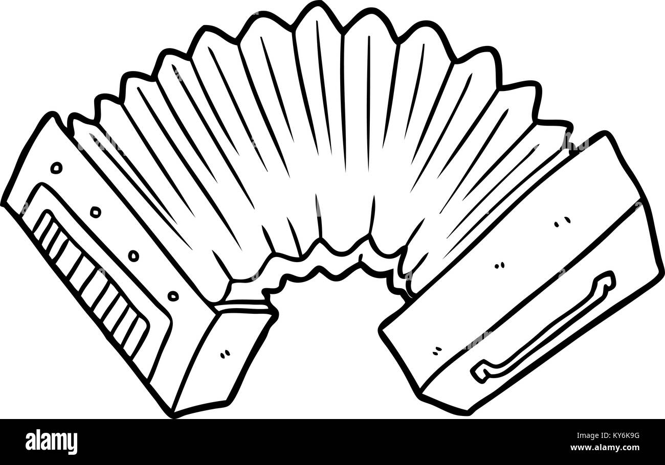 Drawn accordion Black and White Stock Photos & Images - Alamy
