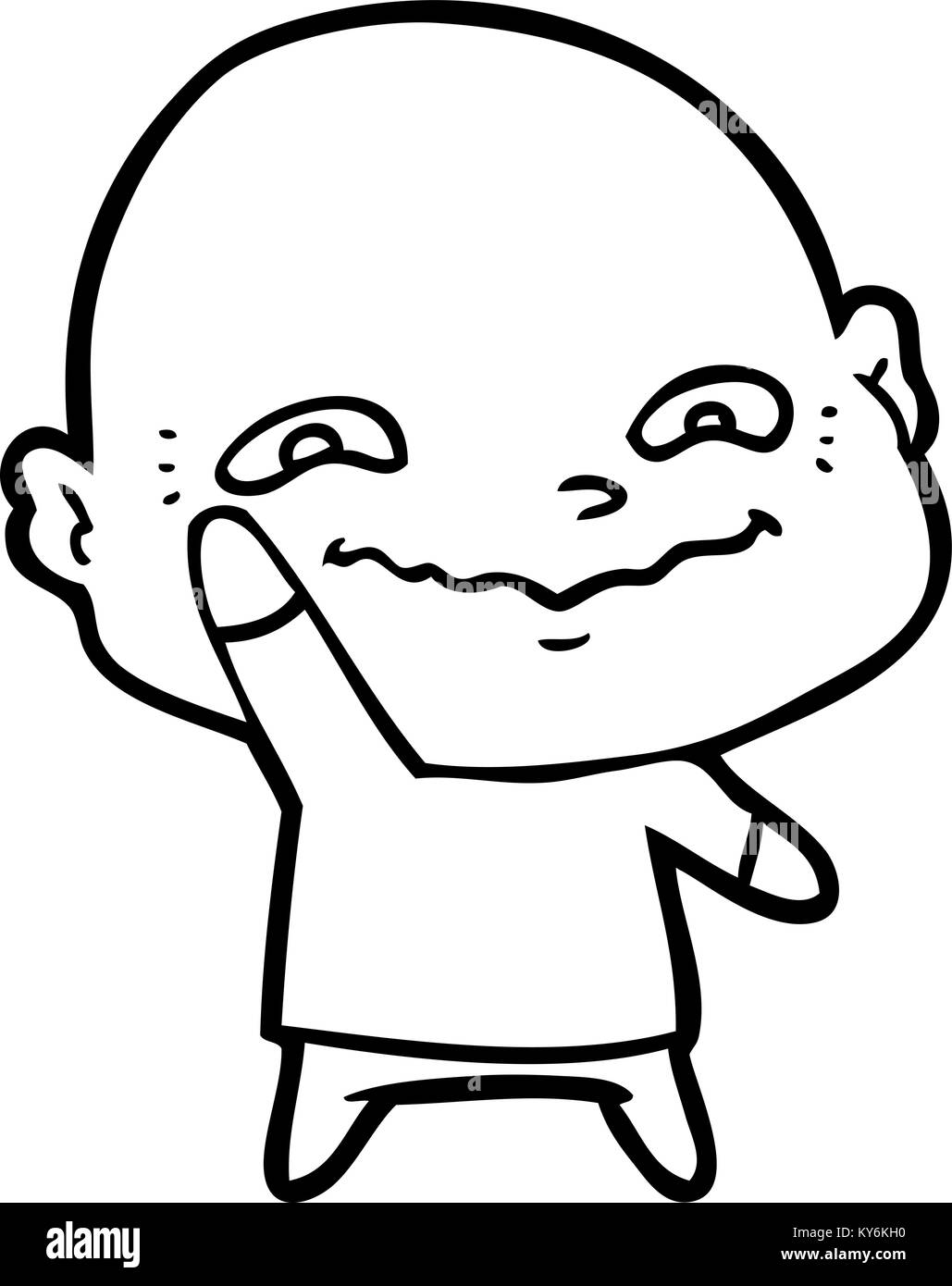 cartoon creepy guy Stock Vector Image & Art - Alamy