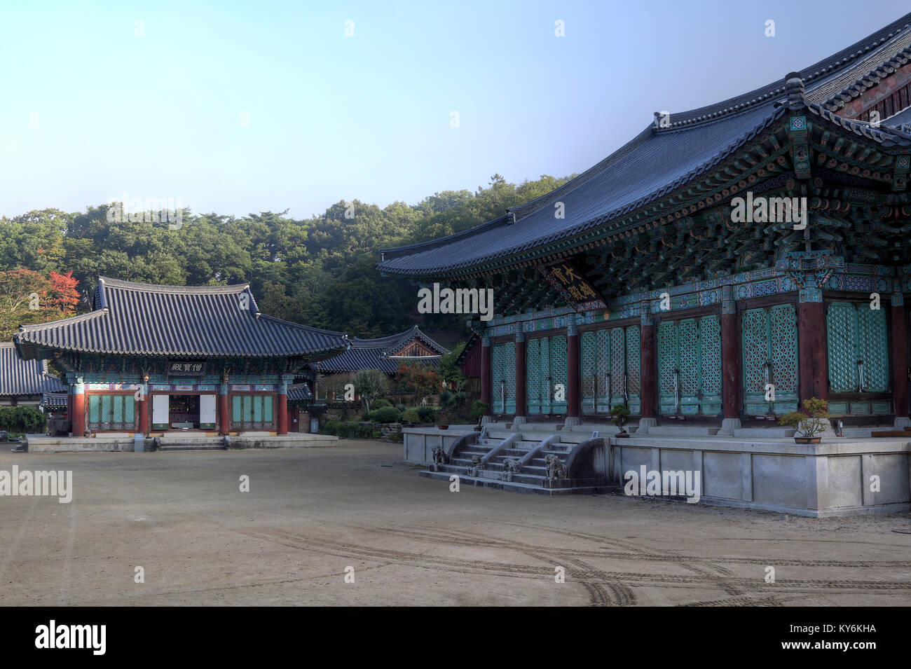 Temple at Songgwangsa in Jeollanamdo, Korea Stock Photo - Alamy