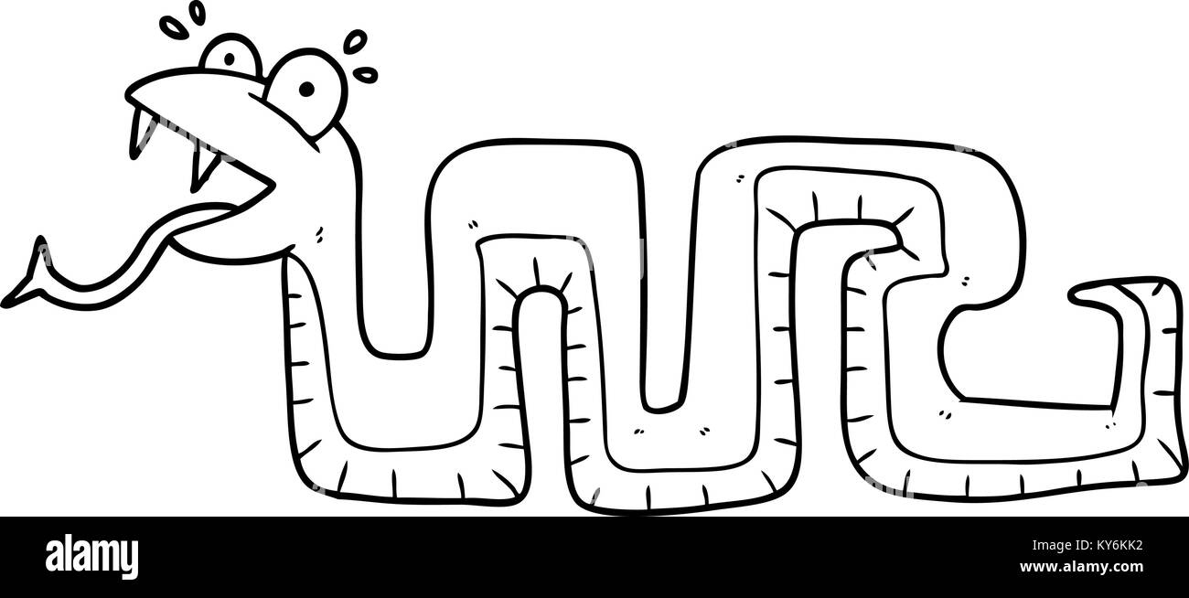 cartoon surprised snake Stock Vector Image & Art - Alamy