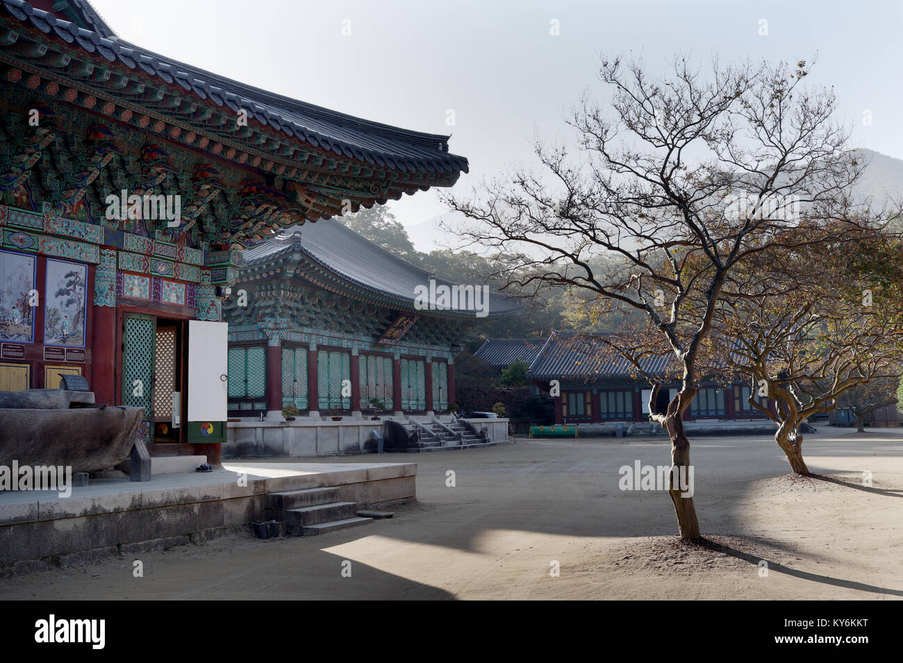 Temple at Songgwangsa in Jeollanamdo, Korea Stock Photo - Alamy